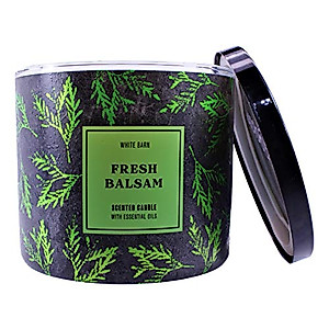 White Barn Bath & Body Works Fresh Balsam Scented Candle 3 Wick 14.5OZ