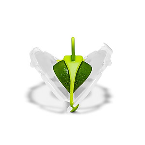 Dreamfarm Savel | Food Safe, Flexible Plastic Fruit & Vegetable Storage Cover | Clear & Green