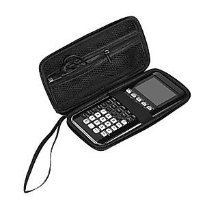 Uonlytech 3pcs Calculator case ti 84 case ti84 ti 84 graphing Calculator Carrying ti-83 Hard Travel Case for TI- 83 Plus Hard case Travel Chargers ti 83 Travel Storage Bag Ce Portable Texas