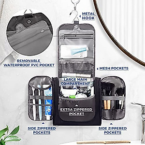 STORAGE MANIAC 4 Pack Sweater Drying Rack + Toiletry Bag for Travel