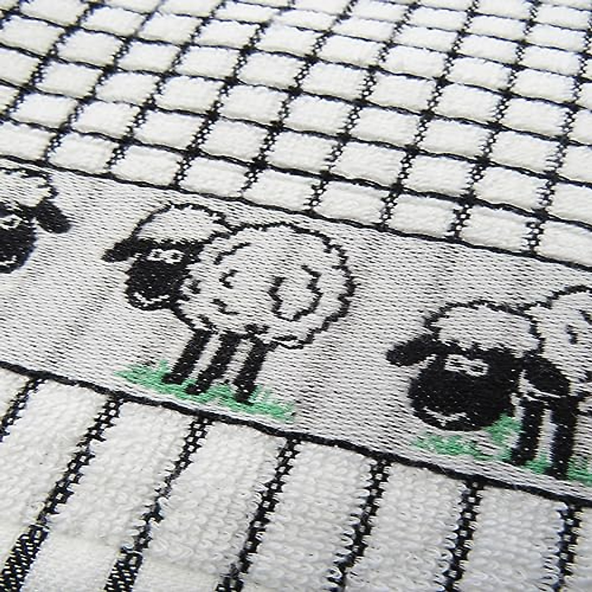 Samuel Lamont Poli Dri 100% Cotton Dish Towel - Black Sheep