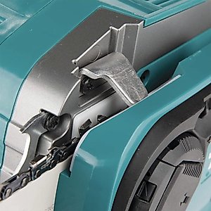 Makita 40V Max XGT 5.0Ah Brushless Lithium-Ion Battery with Built-In LED On/Off Switch, 18 Inch Cordless 42CC Gas Chain Saw Kit with Active Feedback-Sensing Technology