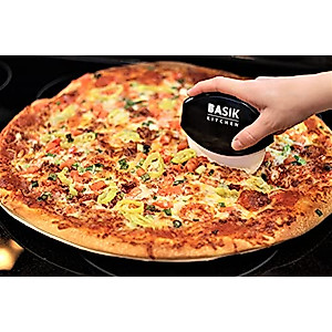 Basik Kitchen Safety Slicer - Snap-Apart Pizza Cutter/Kitchen Slicer - Dishwasher Safe