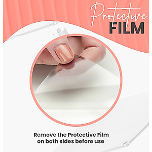 Utopia Home - Acrylic Cupcake Stand with LED Light Strings - 3 Tier Premium Cupcake Tower - Cup Cake Tier Stand for Dessert Table - Ideal for Weddings Birthday Parties - Pack of 1 - Red