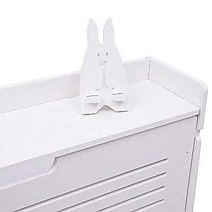 DYRABREST Modern Shoe Storage Cabinet 3 Flip Drawers Shoe Cabinet White Shoe Rack Storage Organizer Portable Shoe Rack Cabinet for Entryway, Living Room, and Corridor(Large Size)