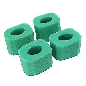 YYQTGG Pre Filter Sponges Foam, Effective Filtration 4pcs Reusable Washable Practical Filter Pump Cartridge Sponge for Fish Tanks for Bathrooms