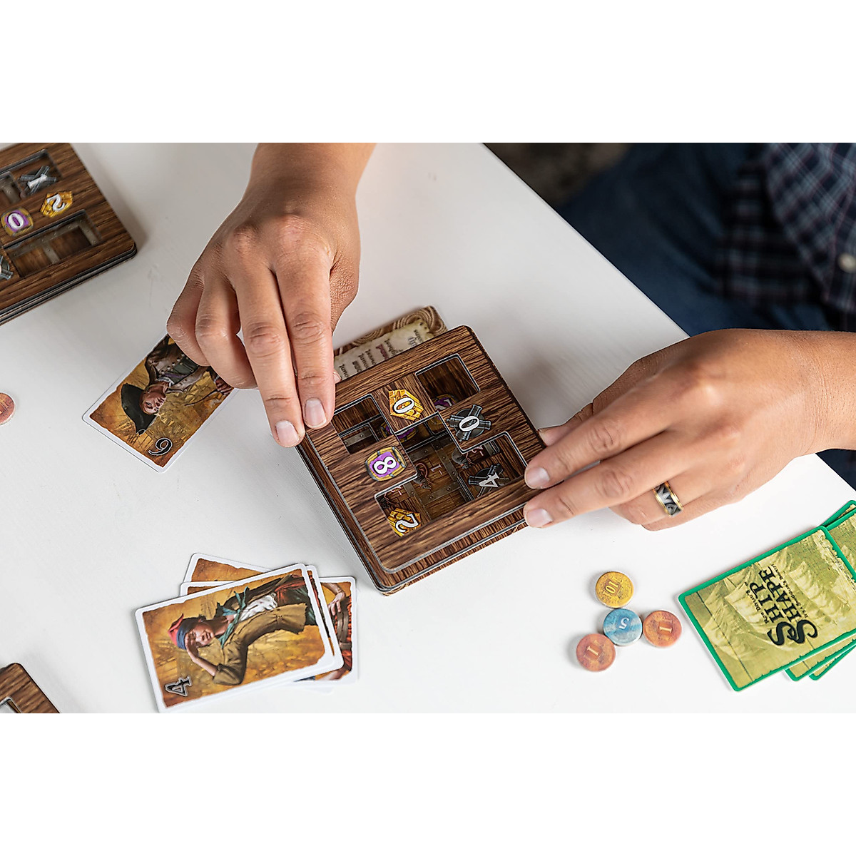 Strategy Board Games Bidding Game Calliope ShipShape Mixed Colors From the Makers of Tsuro and Roll For It Gift for Adults Family Kids