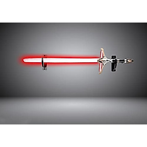 Lightsaber Holder Wall Mount, Wall-Mounted Lightsaber Rack Acrylic Lightsaber Wall Hanger for Display Light Saber Sword(Black)