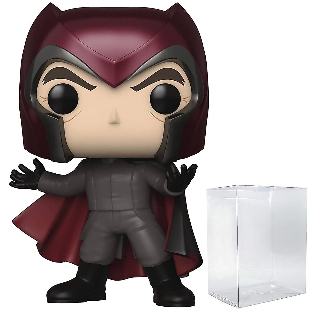 POP Marvel: X-Men 20th Anniversary - Magneto Funko Pop! Vinyl Figure (Bundled with Compatible Pop Box Protector Case), Multicolored, 3.75 inches