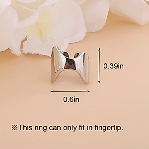 Rumtock Boho Finger Knuckle Silver Ring Jewelry Simple Fashion Ring for Women Girls