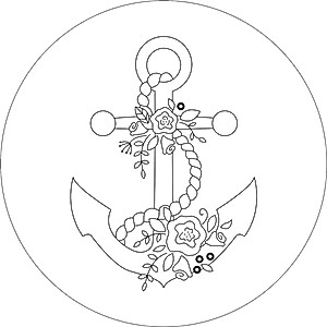 Nautical Embroidery Pattern Transfers (set of 10 hoop designs!)