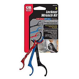 Gardner Bender LNW-3PC LNW locknut wrench, Assorted