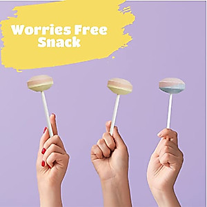 Smarties Lollipops Original Flavor - Bulk Pack 2 Pounds (About 100 Count) - Vegan-Friendly Hard Candy