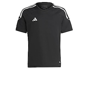 adidas Boys' Tiro 23 Jersey, Black/White, Medium