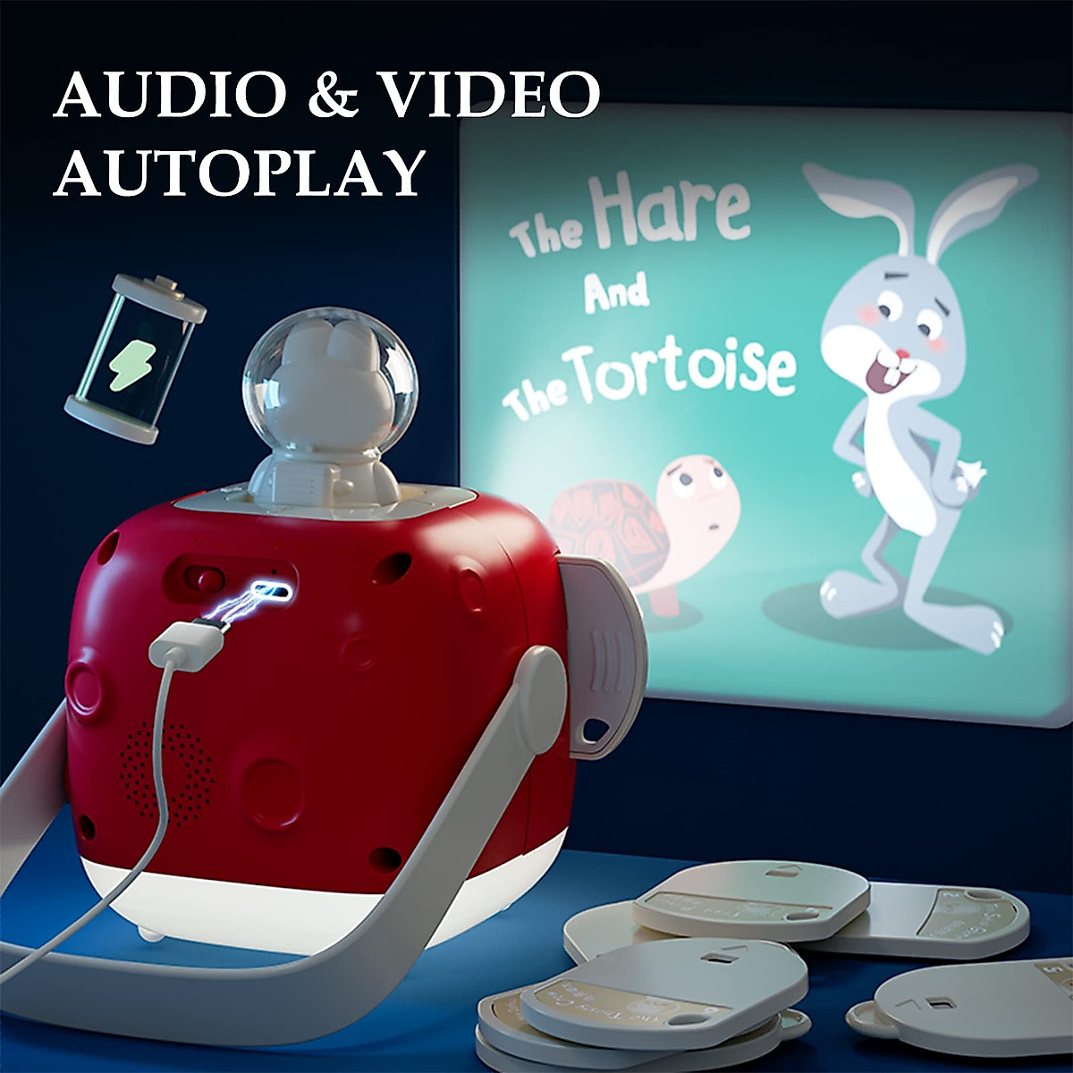 ZZZMOON Story Projector for Kids - Enchanting Storytime Fun