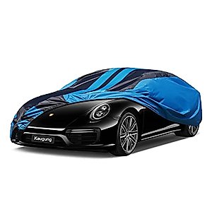 Kaugung Car Cover Waterproof Custom Fit Porsche 911（1997-2023）, Lightweight Full Exterior Cover for Automobiles All Weather Outdoor Sun UV Rain Dust Snow Wind Protection.
