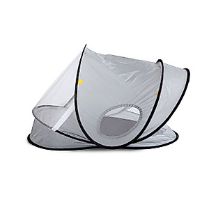 Baby Delight Comfy Canopy Breathe | Grey | Indoor and Outdoor Portable Canopy Mat | Made with 50 SPF Coated Material | Compact & Easy Set Up