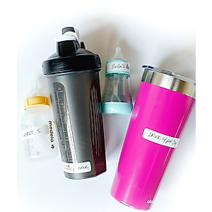 Removeable, Write-On Food Labels, Waterproof, Multipurpose, Freezer Safe, Self-Laminating Label, Dishwasher-Safe for Home Organization and Kitchen Labels (All-Purpose White), Made in The USA