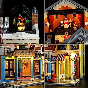 LIGHTAILING Light for Lego- 10312 Jazz-Club - Led Lighting Kit Compatible with Lego Building Blocks Model - NOT Included The Model Set