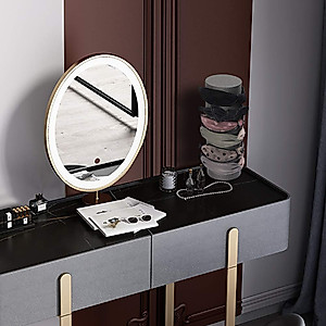 T-Bar Headband Holder Hairband Accessories Display Stand Necklaces Scrunchie Showcase Storage Jewelry Organizer for Chains (14.2"high(gray linen))