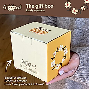 Triple Gifffted Worlds Best Mom Ever Coffee Mug & Socks Set for Mother, Gifts Ideas for Christmas,valentines, Mothers Day, Birthday, From Daughter and Son, Cool Mommy Presents, Ceramic Cup 380ml