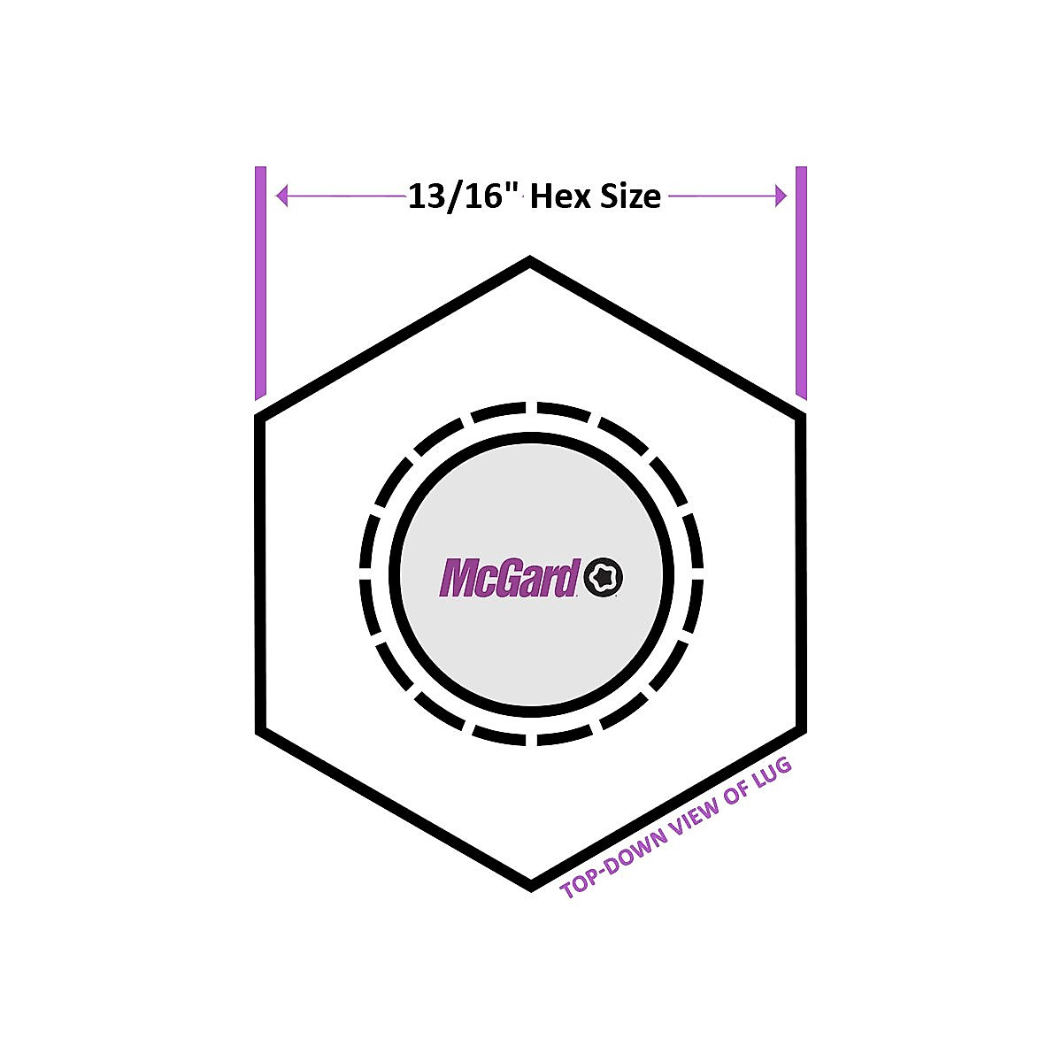 McGard 65557GD Chrome/Gold SplineDrive Wheel Installation Kit (M12 x 1.5 Thread Size) - for 5 Lug Wheels