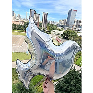 2pcs 26inch Dove balloon for Baptism(Bautizo) decorations,first communion decorations for boys and girls.confirmation decorations party supplies,birthday wedding funeral baby shower party decorations balloon.