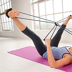 Gaiam Pilates Coreplus Reformer Resistance Band Kit - Home Fitness Equipment for Total Body Workout - Helps to Target Muscles, Tone, and Build Resistance - Comfort Grips (Includes Digital Workout)