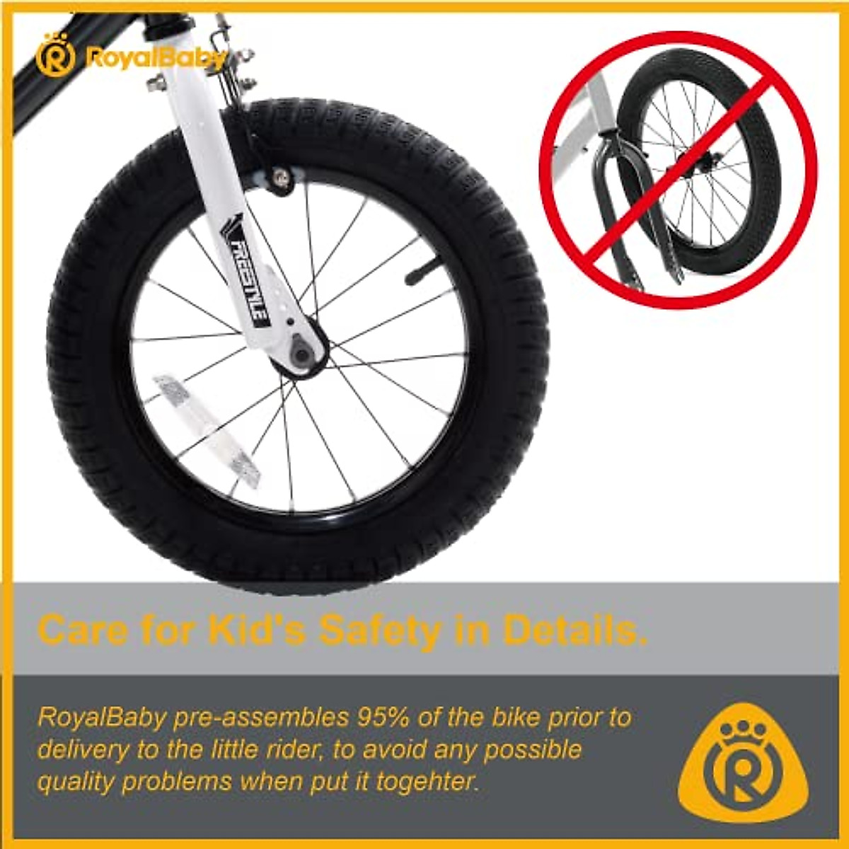 RoyalBaby Freestyle Kids Bike Boys Girls 18 Inch BMX Childrens Bicycle with Kickstand for Ages 5-8 years, Blue