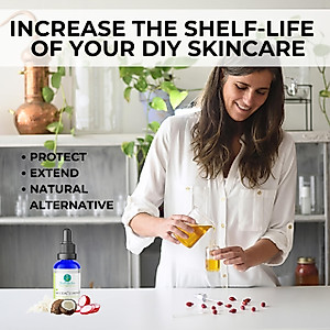 Skin Perfection Leucidal Liquid Complete - Alternative Preservative for Lotion Making with Radish Root Liquid & Coconut Extract - Leucidal Complete Preservative for Cosmetics & Skincare Products 0.5oz