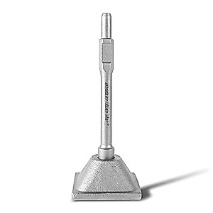 Monkey King Bar-17IN Hex Tamper Shank and Plate for (30MM) Jack Hammer Bit Electric Demolition Concrete Breaker