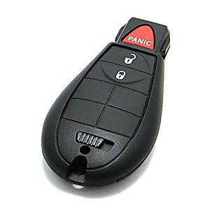 OEM Electronic 3-Button FOBIK Key Fob Remote Compatible with 2014-2020 Jeep Cherokee (FCC ID: GQ4-53T, P/N: 68105081)