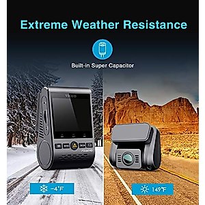 【Bundle: VIOFO A129 Plus Duo with GPS + Hardwire Cable】 VIOFO Dual Dash Cam, 2K 1440P 60fps+1080P 30fps Front and Rear Dash Camera with Wi-Fi GPS, Parking Mode, Super Capacitor (A129 Plus Duo)