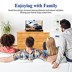 Fanlory 12" Screen Magnifier –3D HD Mobile Phone Magnifier Projector Screen for Movies, Videos, and Gaming–Foldable Phone Stand with Screen Amplifier–Supports All Smartphones(Black)