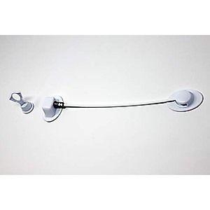 Urban August Adhesive Magnetic Lock – Childproofing & Baby Safety Durable, Heat Resistance, Easy to Install with Heavy Duty 3M Adhesive Tape, Best for Cabinets, Drawers, Doors & refrigerators (Black)