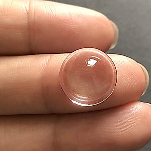 5PCS X 17MM Glass Lens Thickness 7.8MM Flat Convex Lens 17MM x H7.8MM x F9MM Optical Glass Convex Lens 17mm Lens for LED JIATONG