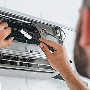 9Pcs Small Cleaning Brushes Set,Double-Ended Nylon Detailing Crevice Brushes 7Inch All Purpose Cleaning Brush Stiff Bristles Brushes for Kitchen, Sink,Bathroom, Gaps, Corner, Tight Small Space