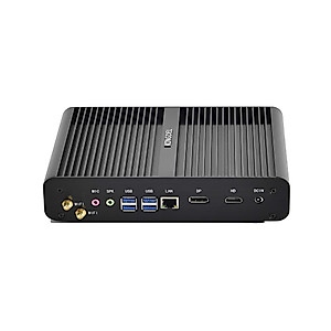 Kingdel® NC860 Powerful Mini Desktop Computer, Fanless Mini PC with Intel i7 10th Gen. CPU(Up to 4.9Ghz), 32GB DDR4 RAM, 512GB SSD, 4K 4096x2304, HD Port, DP, Full Metal Case, Windows 11 Pro