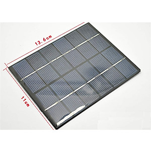 Sunnytech® 2w 6v USB Mini Solar Panel Module DIY Polysilicon Solar Epoxy Cell Charger B032