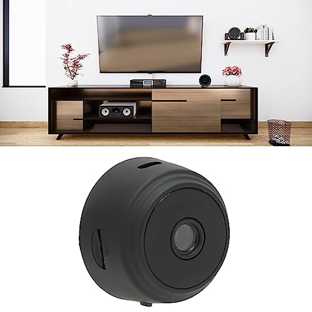 Yoidesu Mini WiFi Camera 1080P Rechargeable Night Vision 360 Rotation Small Video Camera for Home Office