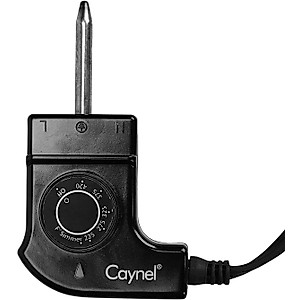 Caynel Professional Non-stick Copper Electric Skillet Jumbo, Deep Dish with Tempered Glass Vented Lid, Upgrade Thermostat, 16”x 12”x 3.15”- 8 quart (16 * 12 Black)