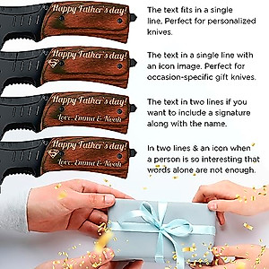 Grand Way Customized Pocket Knife - Personalized Gift for Men & Women Dad Birthday Presents Dads Father Husband Mens Gifts Him Anniversary Ideas 0207 PS