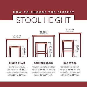 Linon Claridge Bar, Black Stool, 32" X 18.75" X 13"