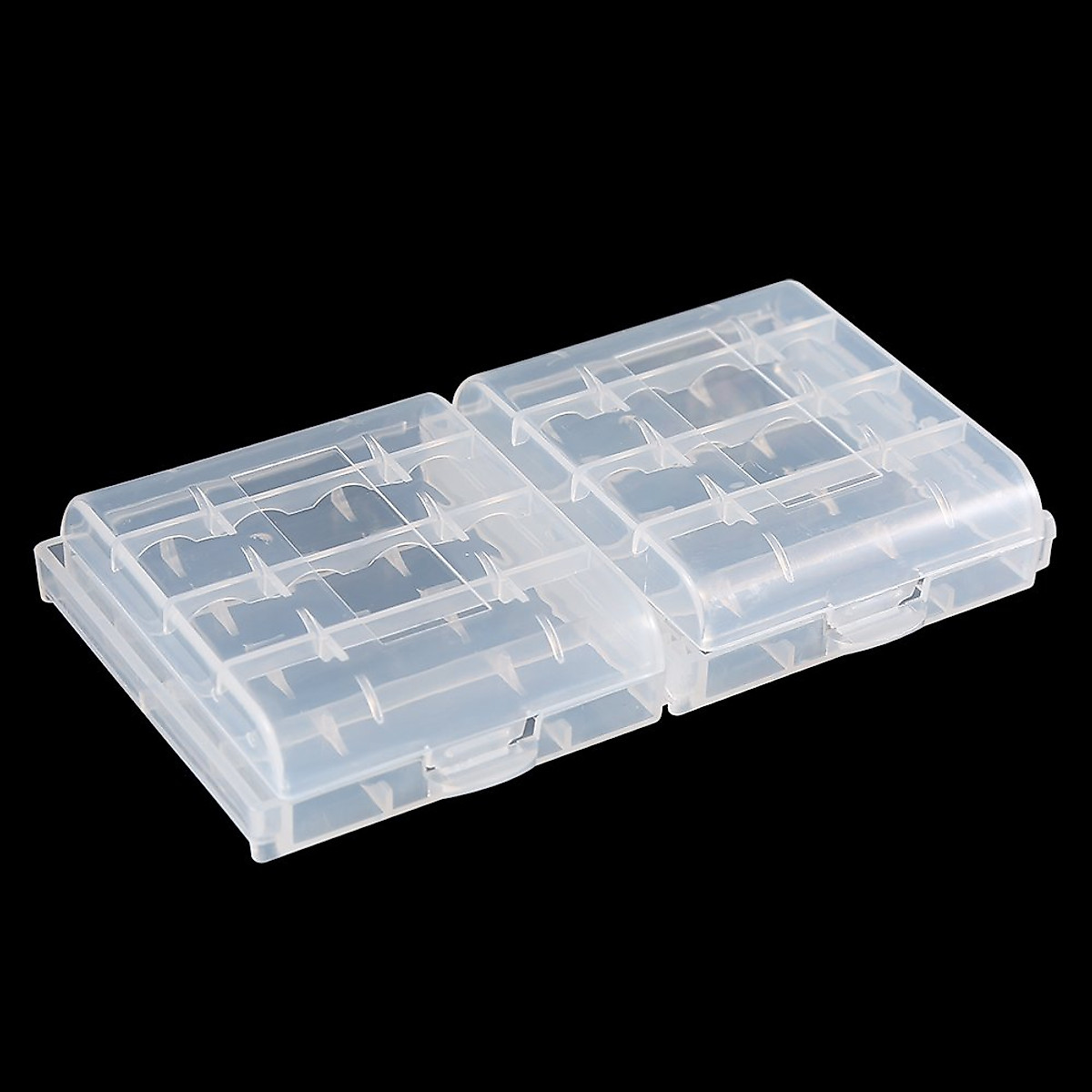 Battery Case,10 Pcs Multifunctional Transparent Hard Plastic Case Holder Storage Box for AA AAA Battery,for Travel, Camping, Hiking or at Home