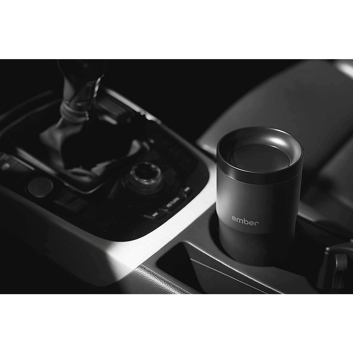 Ember Temperature Control Travel Mug, 12 Ounce, 2-hr Battery Life, Black - App Controlled Heated Coffee Travel Mug