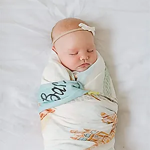 Loulou Lollipop Soft Baby Swaddle Blanket Muslin Wrap Receiving Blanket for Newborn to Toddler Girl and Boy, Large 47” by 47” - City - NYC…