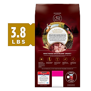 Purina ONE High Protein, Natural Dry Dog Food, True Instinct With Real Turkey & Venison - 3.8 lb. Bag