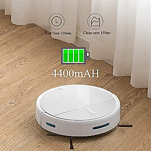 LSXLSD Robot Vacuum-Control by App and Remoter, 600ml Dust Capacity, 1300Pa Suction, Good for Pet Hair, Self-Charging