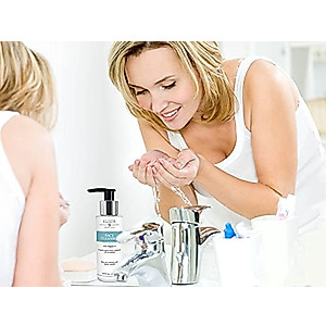 Organic Facial Cleanser - Anti Aging Vitamin C Face Wash - Breakout & Blemish - Clear Pores on Oily, Dry & Sensitive Skin with Organic Ingredients - Gentle, Brightening & Hydrating Face Wash - 4.05 oz