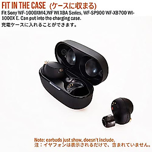 Memory Foam Eartips Replacement for Sony WF-1000XM4 WF-SP900 WF-XB700 WI-1000X Earbuds EarTips Earpad (1000XM4 Tips SML)